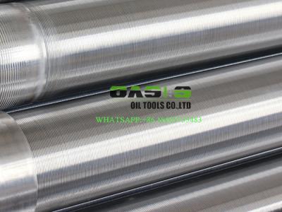 China 8 5/8inch stainless steel johnson screen 304 wedge wire welding strainer screens for sale