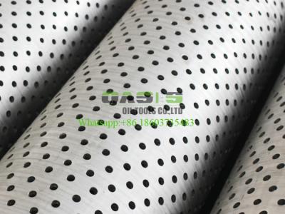 China Borehole drainage perforated casing pipes for dewatering system for sale