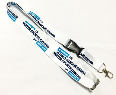 China Weiße Färbung sublimierte Abzugsleinen Metallhaken-Plastiksicherheits-Schnallen-Sicherheits-Ausbrechen zu verkaufen