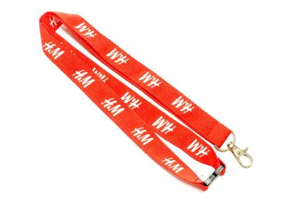 China Safety Breakaway Flat Polyester Lanyard Metal Hook For Mountain Climbing for sale