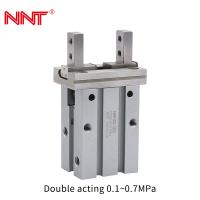 China Single Acting Parallel Pneumatic Gripper Clamping Robot Air Cylinder for sale