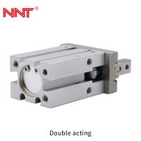 China Rail Guide Parallel Pneumatic Gripper Open Closed 0.1~0.7MPa for sale