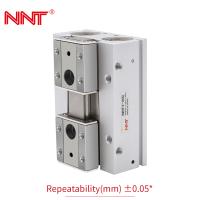 China Slim Pneumatic Gripper Cylinder Double acting with Medium Stroke for sale