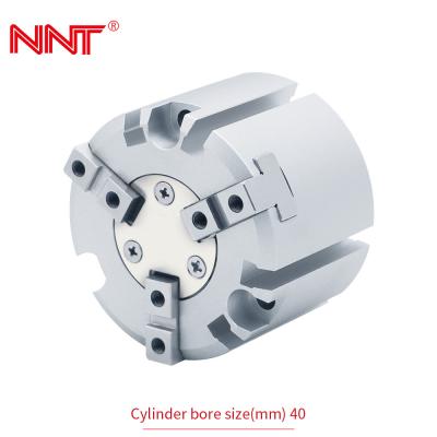 China NNT MHS3 3 Finger Pneumatic Gripper with Multiple Bore Size for sale