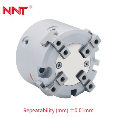 Cina Precisione agente della pinza di presa pneumatica rotatoria di 4 mandibole doppia cilindrica in vendita