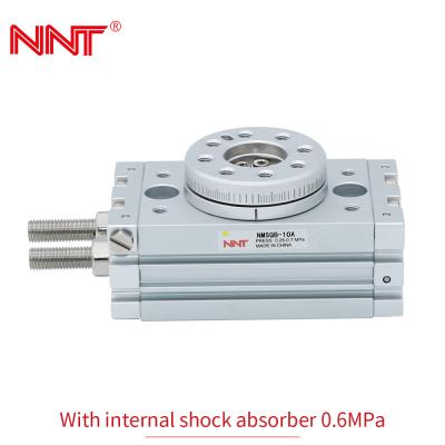China Rotary Table Rack Pinion Type Air Cylinder MSQ 0~190° Hardness Gripper for sale