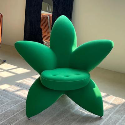 China Trumpet Flower Leisure Chair Luxury Lounge Furniture Minimalist Fabric Lily Design for Villa for sale