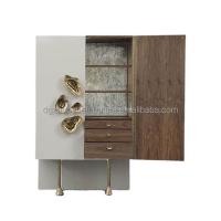 China Solid Wood Foldable Storage Cabinet Entry Console Table Modern Accent Design for sale
