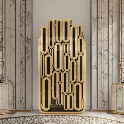 China Italian Wooden Wine Cabinet Designer Multi Level Storage Display Cabinet for sale