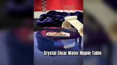 Luxury Water Ripple Acrylic Coffee Table Home Decor