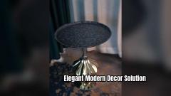 Modern Stainless Steel Decorative Vase for Living Rooms