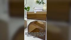 Modern Acrylic Cat Bed Side Table Luxury Pet Furniture