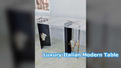 Luxury Italian Style Modern Dining Counter and Coffee Table
