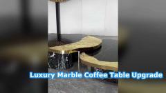 Modern Marble Coffee Table Luxury Living Room Upgrade
