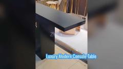 Modern Stainless Steel Wall Mounted Console Table