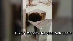 Modern Italian Designer Side Table for Luxury Living Rooms