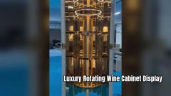 Luxurious and high-end design upright wine cabinet