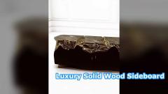 Luxury Solid Wood Sideboard Modern Dining Storage Solution