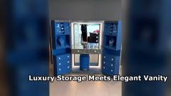 Luxury Solid Wood Jewelry Cabinet
