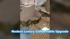 Modern Stainless Steel Coffee Table Luxury Home Decor