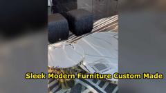 Modern Stainless Steel Living Room Furniture Sets