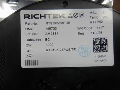 China RT9193-28PU5  IC chips for sale