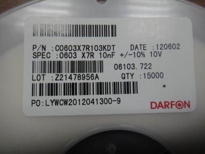 China C0603X7R103KDT for sale