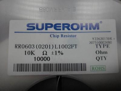China RR0603(0201)L1002FT for sale