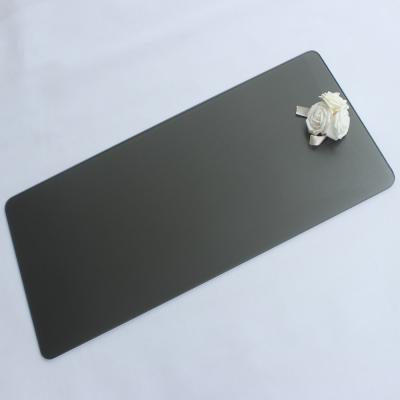 China OEM Flat Glass Euro Gray Heater Panel Glass; Water-proof Front Glass Panel for sale