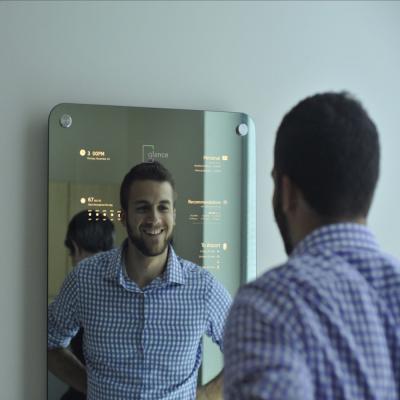China Customized Top Quality DM 30/60 TV Mirror Cover Glass; Two in One Way Dielectric Glass for sale