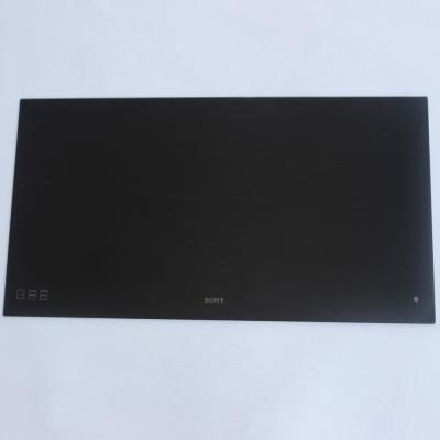 China Glass Fatory Float Glass Black Design 3mm Thickness Thermal Tempered Glass for Touch Screen for sale