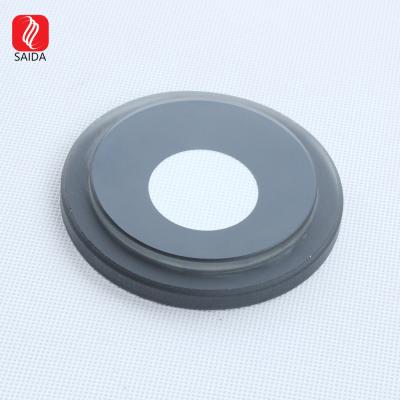 China Glass Fatory Float Glass Black Silkscreen Printed 6mm Thickness Step Tempered Glass for Lighting for sale