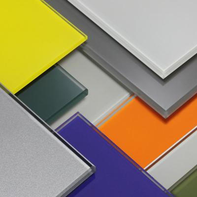 China Custom Flat Glass Euro Gray Back Painted Glass for Home/Hotel/Office Decoration for sale