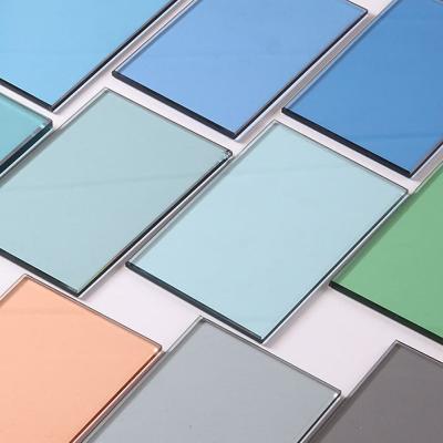 China Custom Flat Glass Euro Gray Back Painted Glass and Tinted Glass for Home/Hotel/Office Decoration for sale