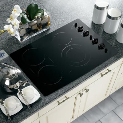 China Custom Flat Glass Customized Top Black Ceramic Glass for Stove for sale