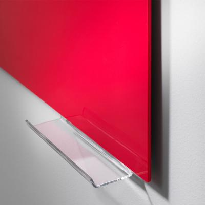 China Custom Flat Glass 4mm 5mm 6mm Red Whiteboard Glass with Magnetic for Office or School for sale