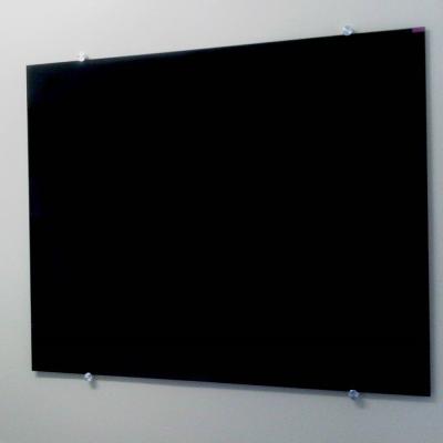 China Custom Flat Glass 4mm 5mm 6mm Black Whiteboard Glass with Magnetic for Office or School for sale