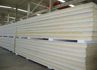 China PU PVC polyurethane sandwich panel shockproof metal building wall panel for sale