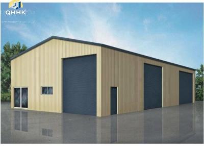 China Highly Resilient Steel Structure Warehouse Single Layer Double Span Double Slope for sale