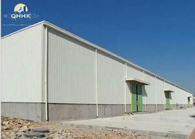China Solid H Shape Steel Beam Metal Buildings , Industrial Heavy Duty Steel Building for sale