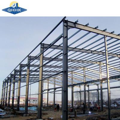 China Efficient Secure Metal Roof Frame Prefab Steel Construction For Warehouse Workshop for sale