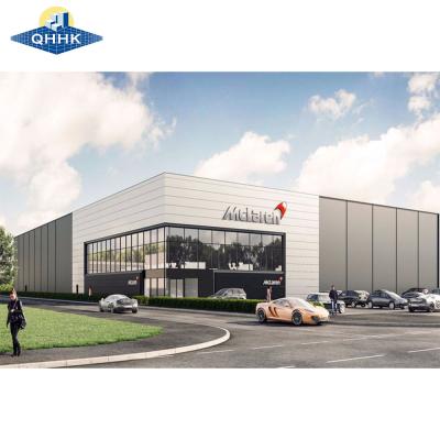 China Iso Heavy Duty Steel Structure Sandwich Panel Roof And Wall Panel Prefabricated Workshop for sale