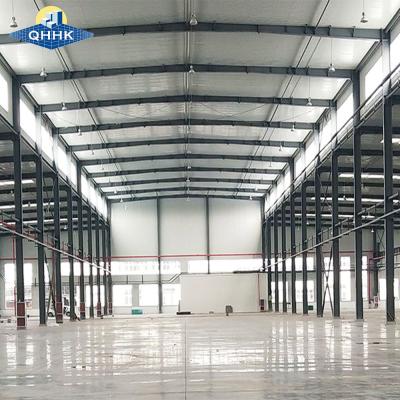 China Galvanized Anti Corrosion Paint Prefab Metal Warehouse Building Q235 Q355 Light Weight for sale