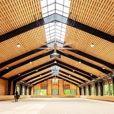 China 100x200 überdachte Arena Indoor Riding Arenen Schiebetür Sandwich-Panel zu verkaufen