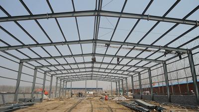 China Q235 Q355B Carbon Steel Structure Building For Warehouse Workshop Construction for sale