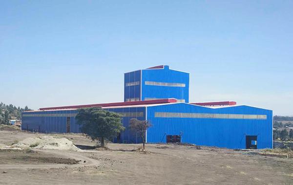 Quality Welded H Shape Lightweight Steel Frame Construction For Industrial Workshop for sale