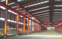 Quality Welded H Shape Lightweight Steel Frame Construction For Industrial Workshop for sale