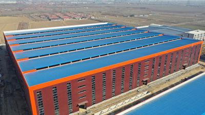 China High Strength Prefabricated Steel Warehouse , Prefab Steel Warehouse Building Steel Structure for sale
