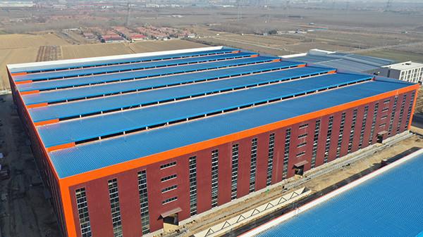 Quality High Strength Prefabricated Steel Warehouse , Prefab Steel Warehouse Building Steel Structure for sale