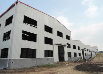 China Large Scale Light Steel Structure Workshop , Prefabricated Steel Structure Factory for sale